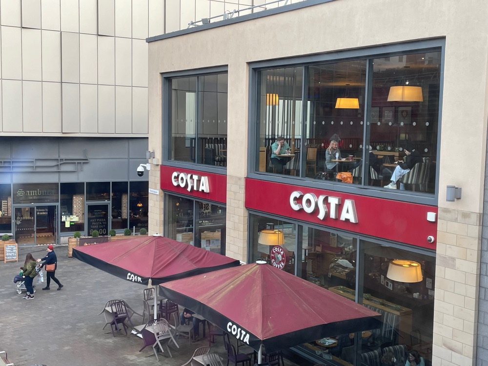 Costa is getting a makeover - Trinity Square Gateshead