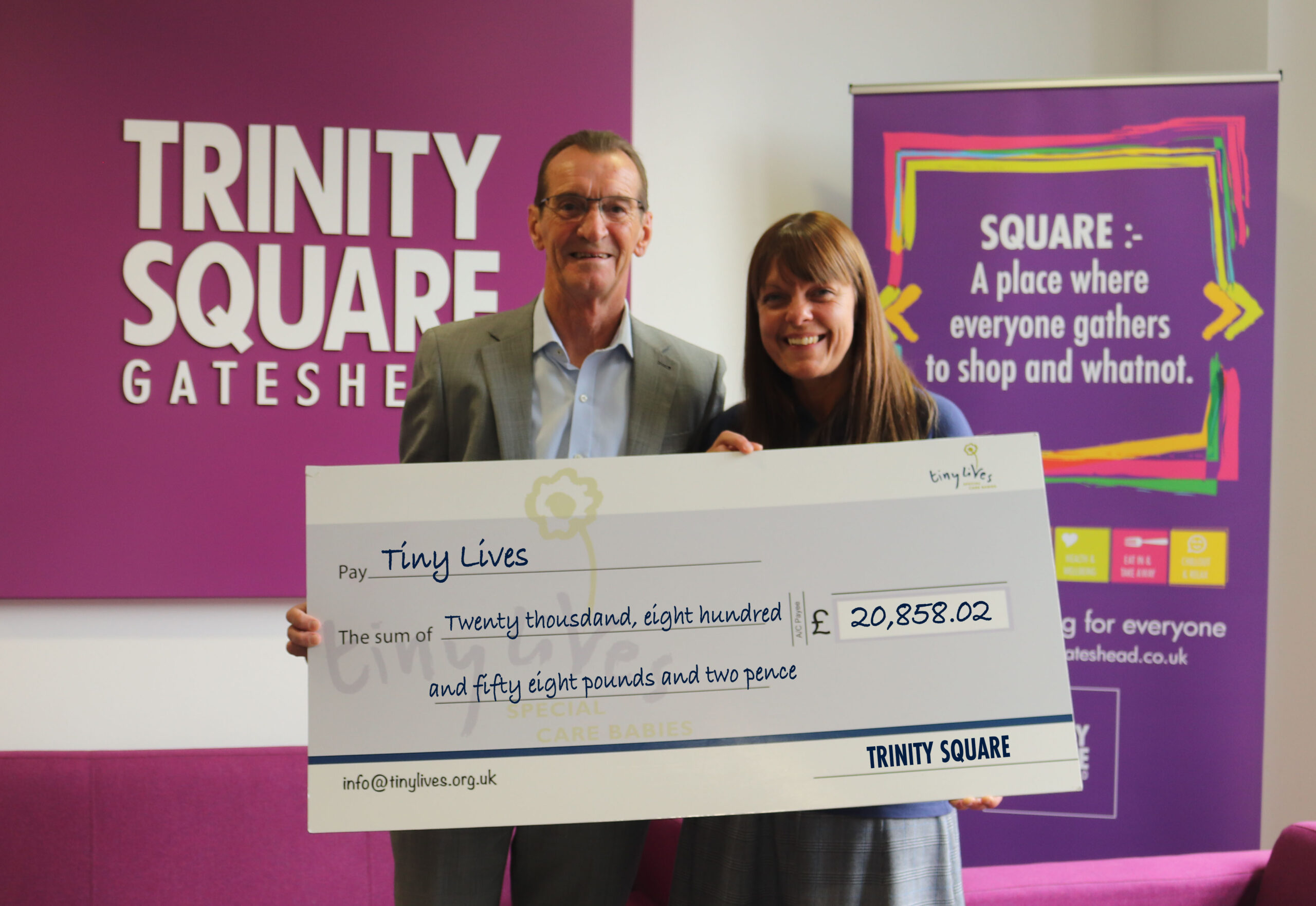 Trinity Square's fundraising reaches milestone - Trinity Square Gateshead